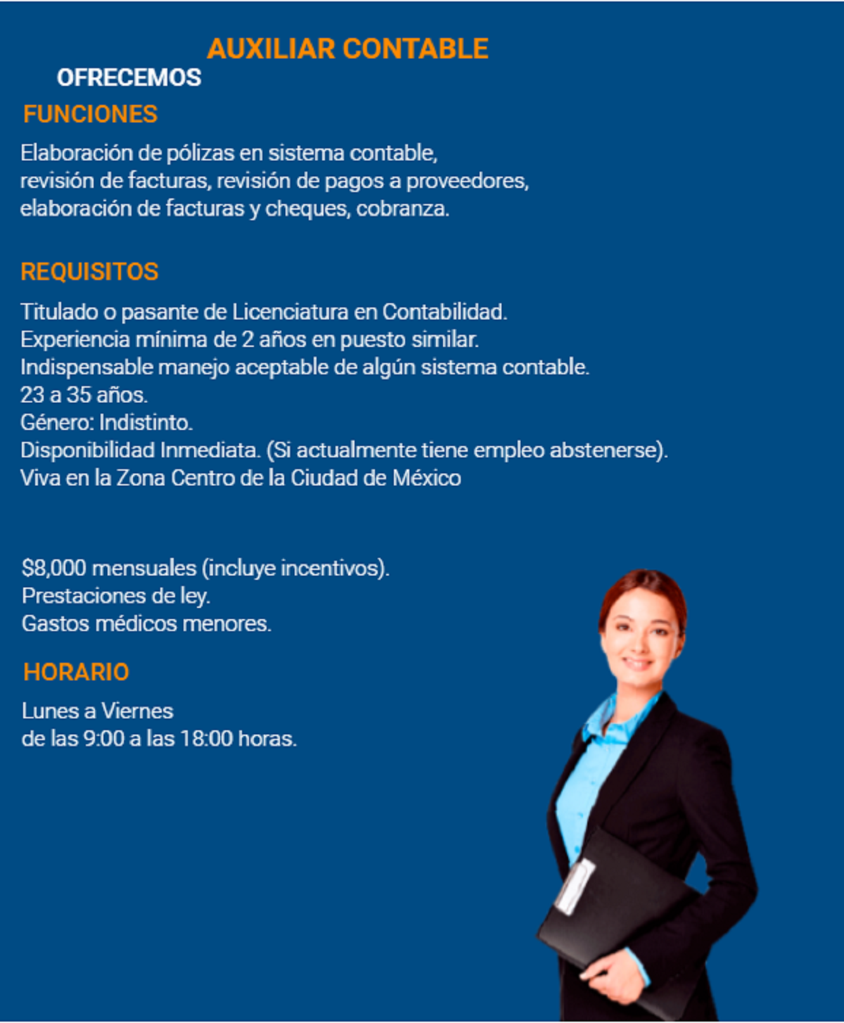 AUXILIAR CONTABLE | Quality Assist